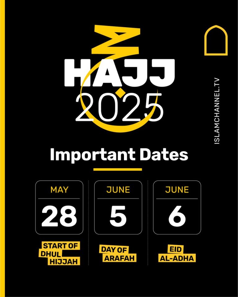 Eid al-Adha and Hajj 2025 — dates confirmed | Islam Channel